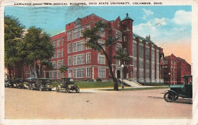 Columbus, Ohio Postcard Hamilton Hall New Medical Building PM 1930 F9 ...