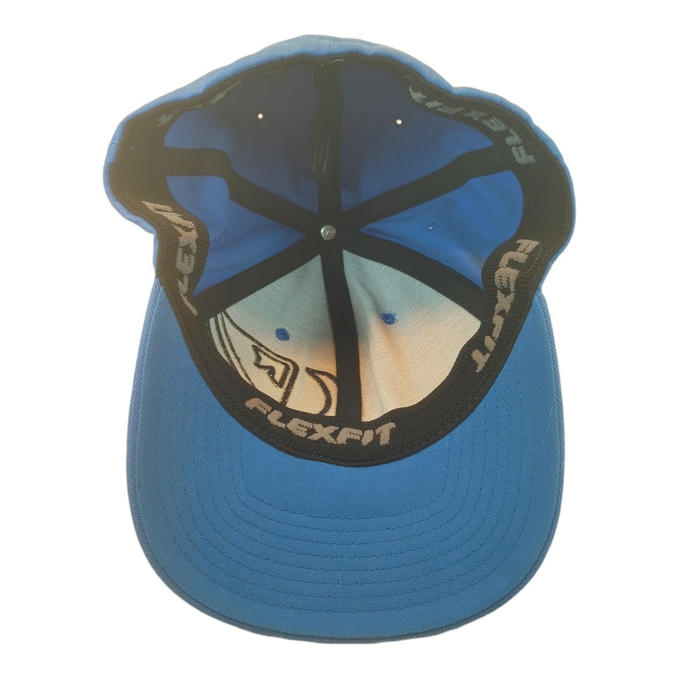 Quicksilver Flexfit Baseball Hat Cap Blue Size S/M Adult | eBay