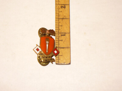 U.S. Army Corps Signal School pro patria vigilans Enamel Lapel Pin ...
