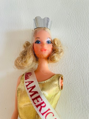 Vintage Quick Curl Barbie Miss America Doll Mattel | eBay