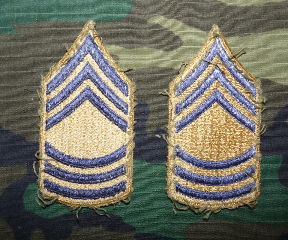 Original 1948 Pattern US Army Master Sergeant Chevrons Pair | eBay