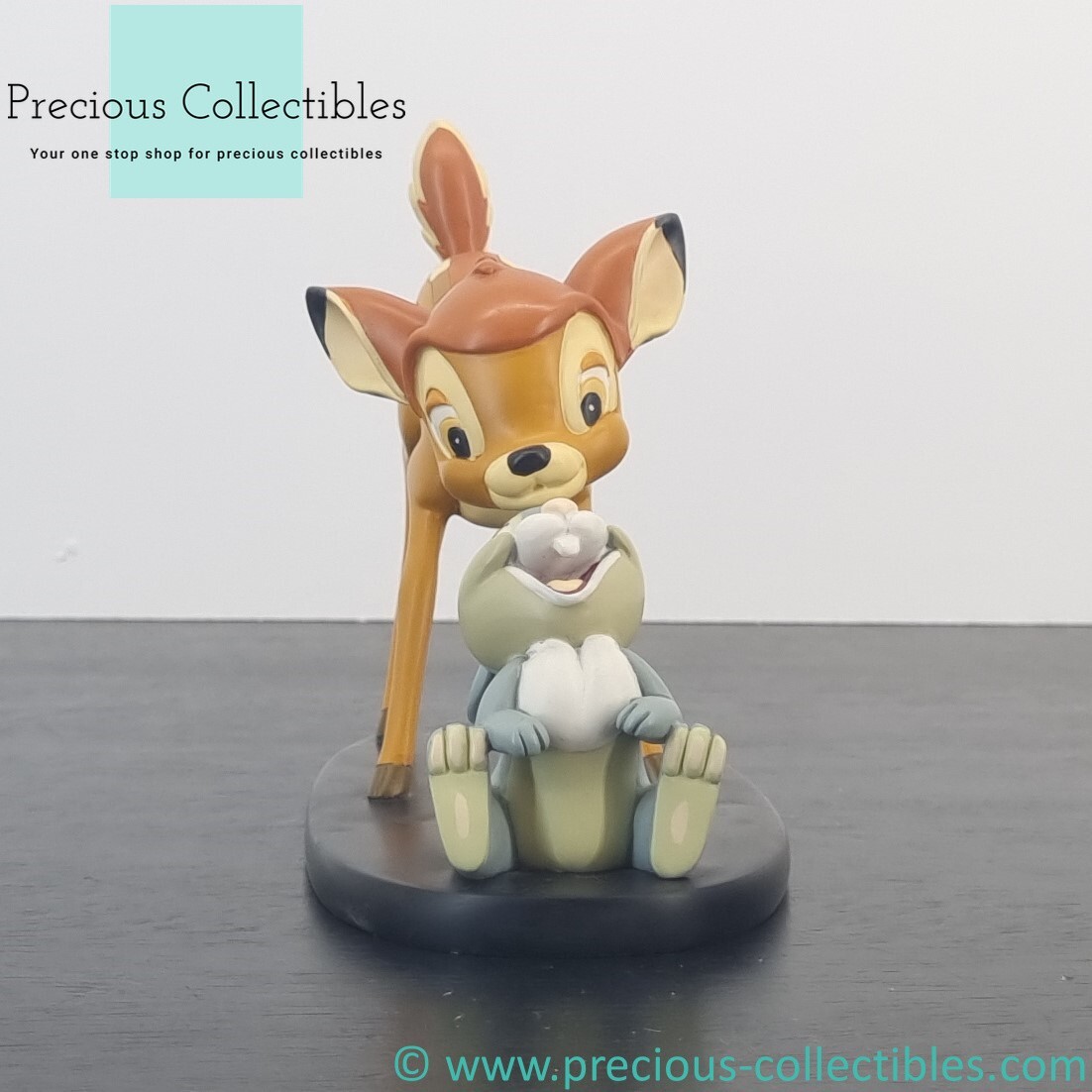 Extremely Rare! Vintage Bambi with Thumper statue. Walt Disney ...