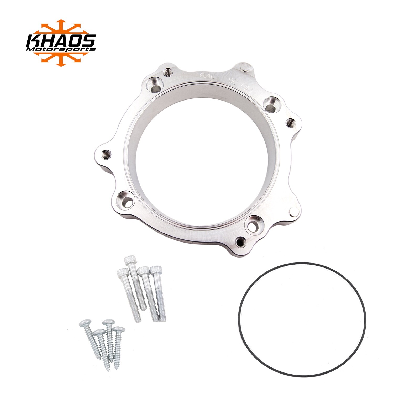 Hellcat Throttle Body Adapter 6.2 to 6.4 Intake Charger Challenger 90mm ...