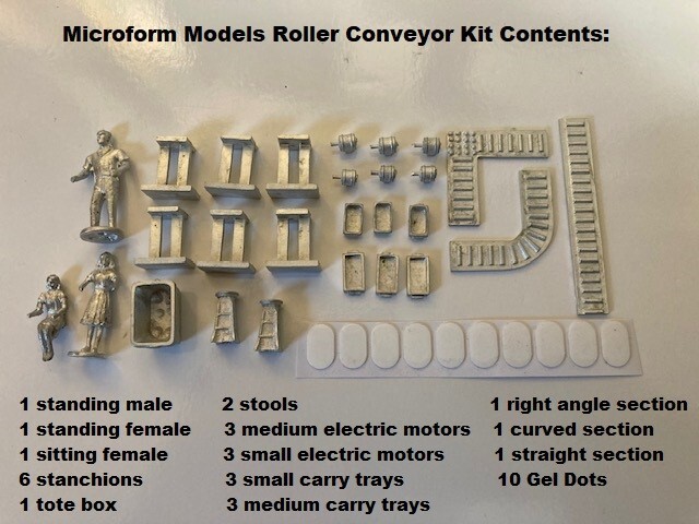1:48 -- O SCALE ROLLER CONVEYOR KIT | eBay
