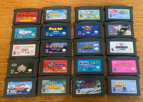 Game Boy Advance Games Lot - 20 Different Games- Authentic Carts Only ...