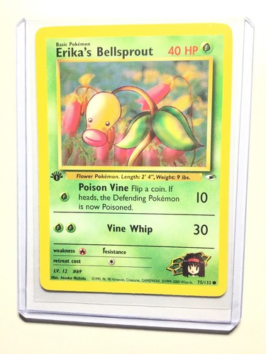 ERIKA’S BELLSPROUT - 1st Edition Gym Heroes - 75/132 - Common - Pokemon ...