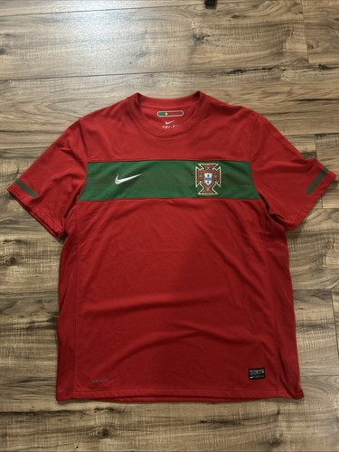 PORTUGAL 2012 2013 HOME FOOTBALL SHIRT SOCCER JERSEY NIKE 376894-611 ...