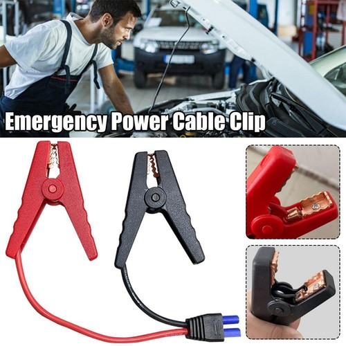 Emergency Lead Cable Battery Alligator EC5 Clamp Clip Jump Trucks Fr ...