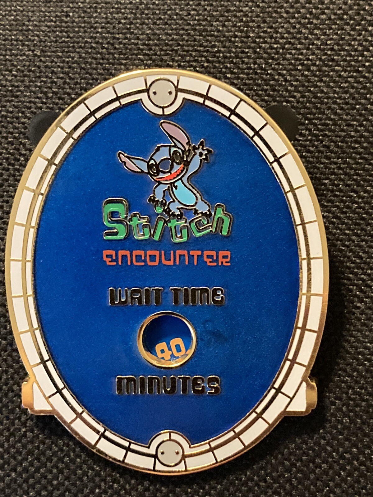 DISNEY WDI IMAGINEERING WAIT TIME SIGN HKDL STITCH ENCOUNTER PIN LE 300 ...