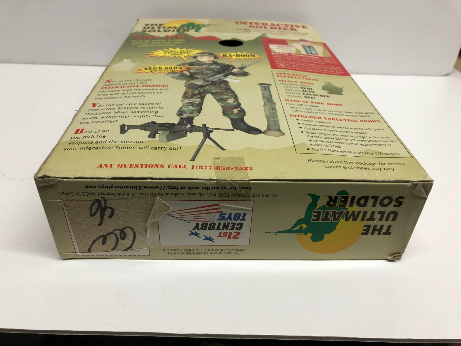 21st Century Toys 1999 Ultimate Soldier INTERACTIVE SOLDIER figure ...