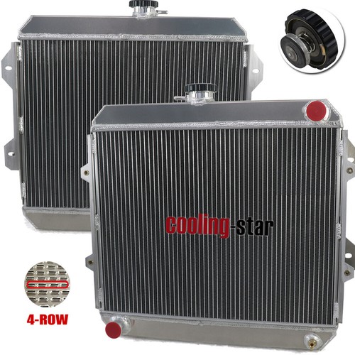 4 CORE RADIATOR FOR 1988-1997 TOYOTA HILUX RN85 YN85 RN90 1.8L 2.0L 2 ...