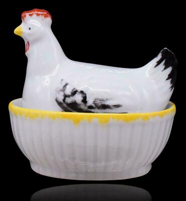 Chicken Trinket / Jewelry / Storage Box Made in France Chicken/ Hen ...