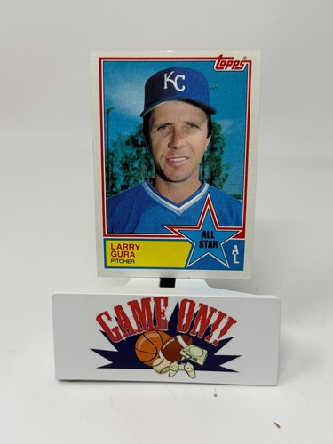 1983 Topps Baseball Larry Gura ERROR BLANK BACK Card #395 | eBay