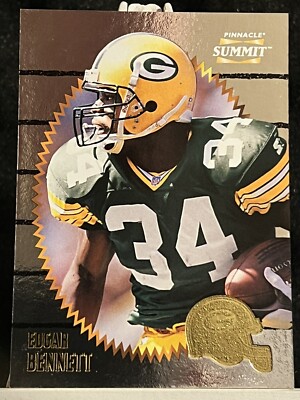 1996 Pinnacle Summit #78 Edgar Bennett Green Bay Packers Football NFL ...