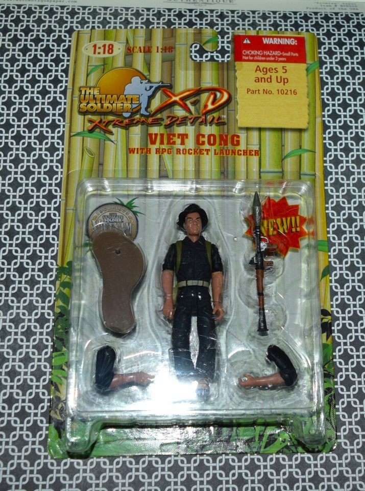 1:18 21st Century Toys Ultimate Soldier Vietnam War NVA Viet Cong RPG ...