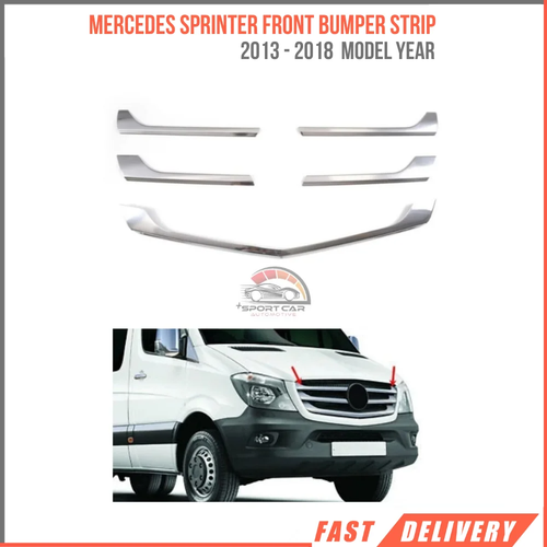 Calandre chromée Mercedes Sprinter W906 2013-2018 5 pièces | eBay