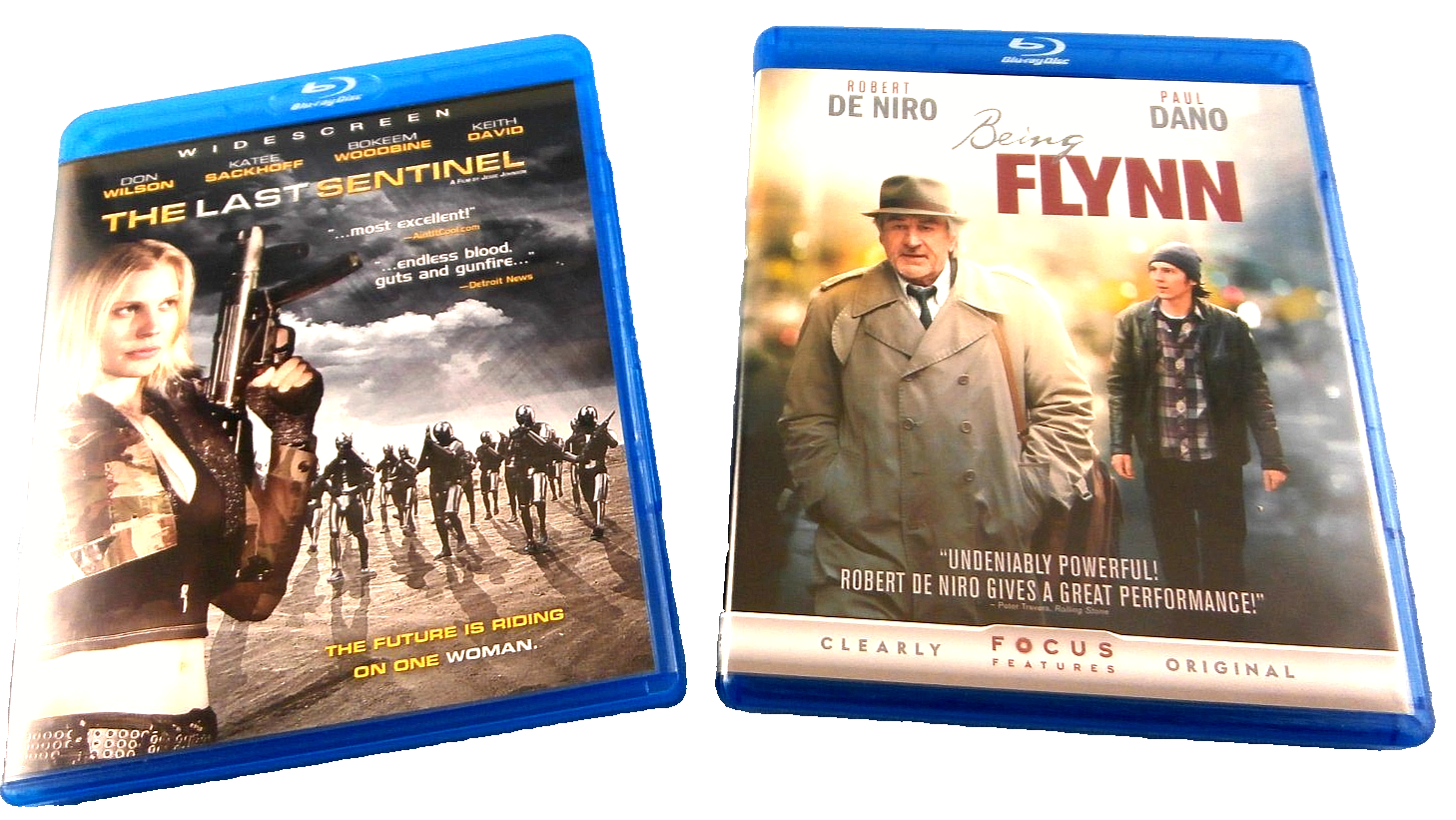 LOT OF 2 ITEMS 1 BLUE-RAY BEING FLYNN & ONE BLUE - RAY THE LAST ...