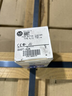 Allen Bradley 800T-A2A Ser T Black Pushbutton | eBay