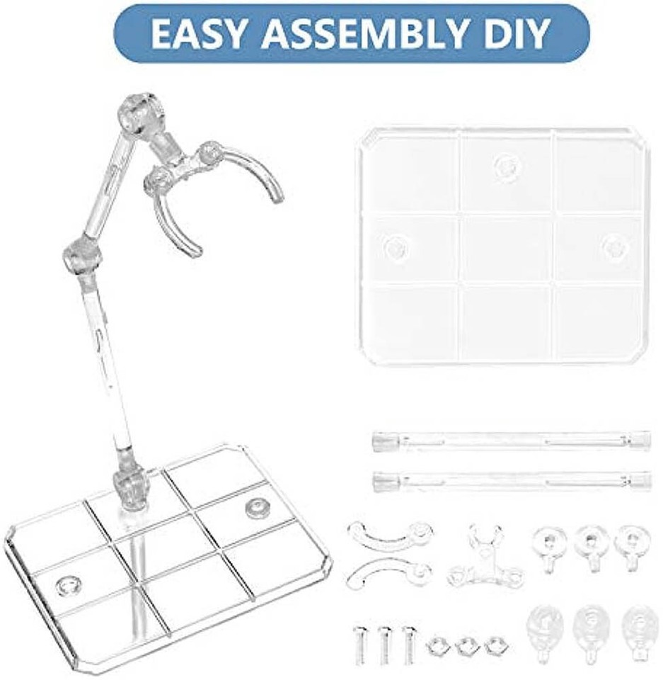 12Pc HG144 Adjustable Action Figure Display Holder Base Doll Model ...