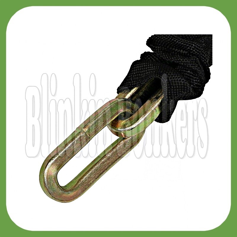 HIGH SECURITY 6FT MOTORCYCLE CHAIN EXTRA LONG MOTORBIKE BIKE HEAVY DUTY ...