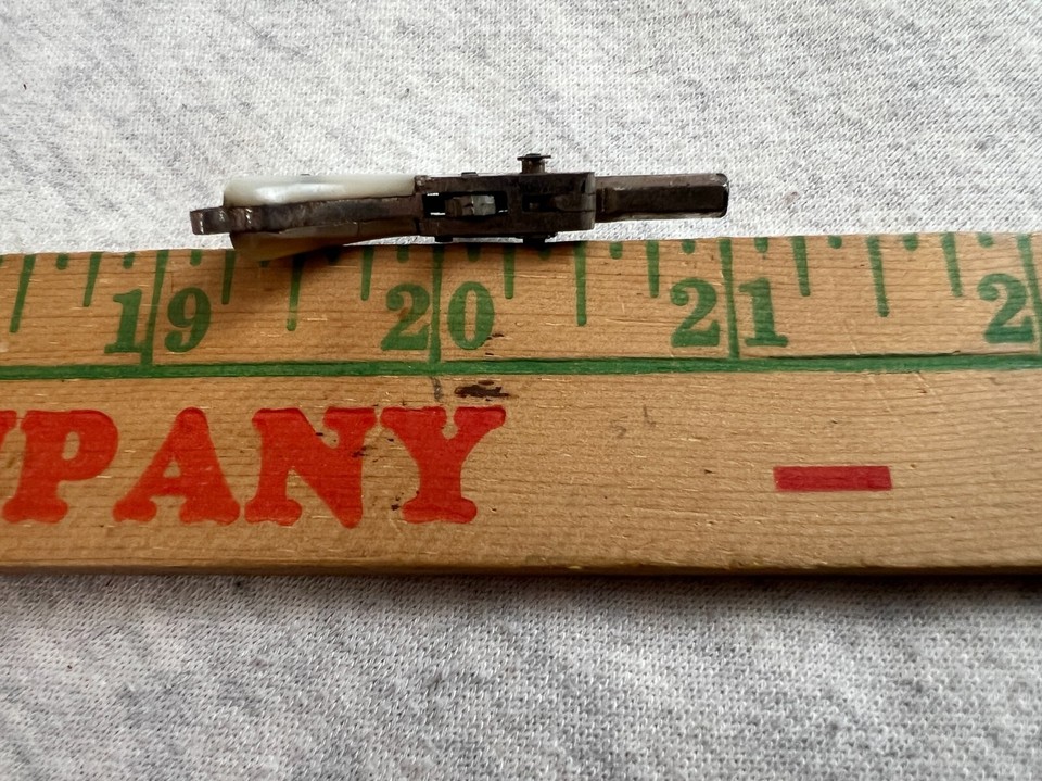Antique 1920's Pin Fire Cap Pistol Gun Watch Fob Charm Pendant Metal ...