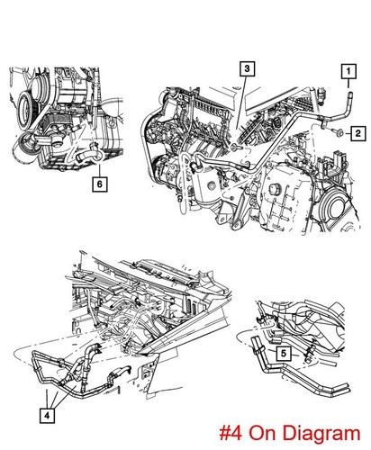 HVAC Heater Hose Kit-LX, VIN: E Mopar 04677603AK for sale online | eBay