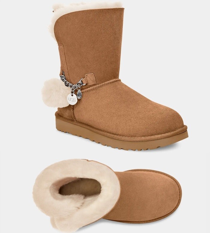 UGG Australia Classic Short Charm Women's Boots Suede US Size 8 ...