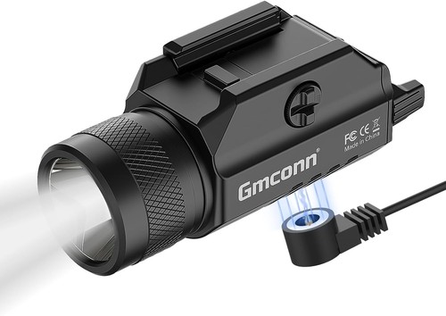 GMCONN 1250 lm Tactical Flashlight Strobe Weapon Light for Pistol ...