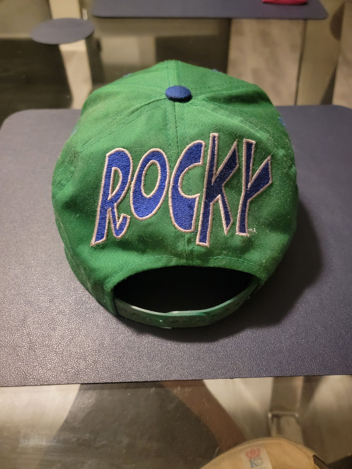 RARE American Needle SnapBack Hat 90s Rocky and Bull… - Gem