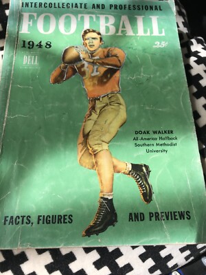 1948 College And Pro Football Guide With Doak Walker SMU | eBay