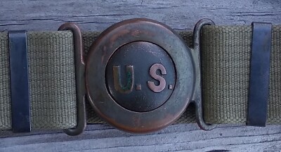 World War I Model 1910 Garrison Belt for Enlisted Men WWI WW1 | eBay