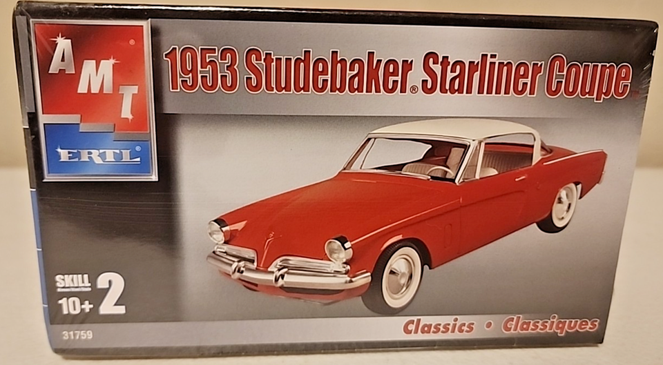 AMT 1953 Studebaker Starliner Coupe Kit # 31759 Factory Sealed 1:25 | eBay