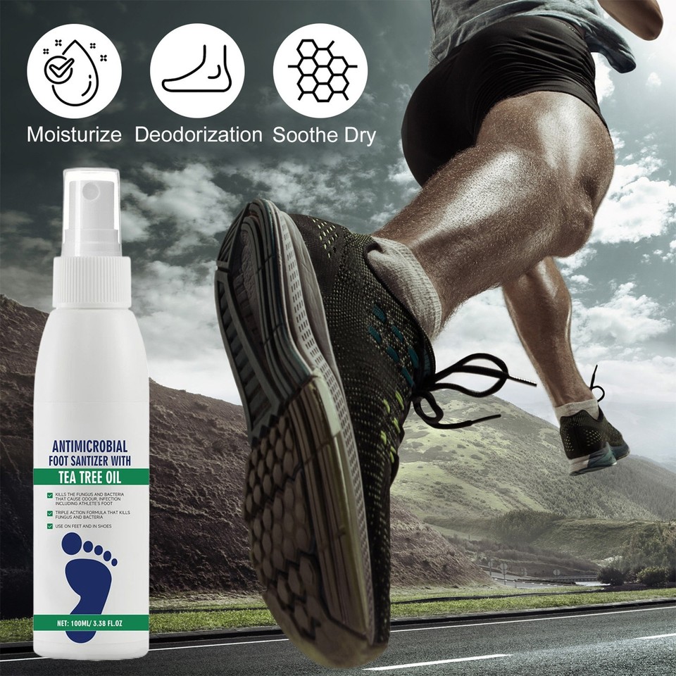 Tea Tree Oil For Feet 100ml Portable Clear Tea Tree Oil Spray Pedicure ...