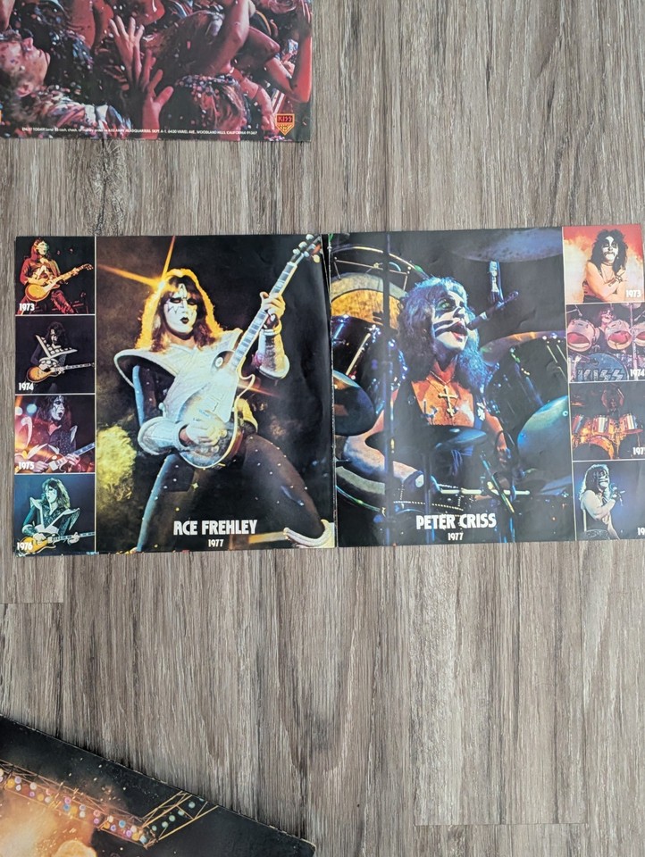 Vintage Kiss Alive II Vinyl Record 2 Record LP Casablanca with poster ...