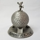 Walt Disney World Mickey Mouse Epcot Center Pewter Spaceship Earth ...