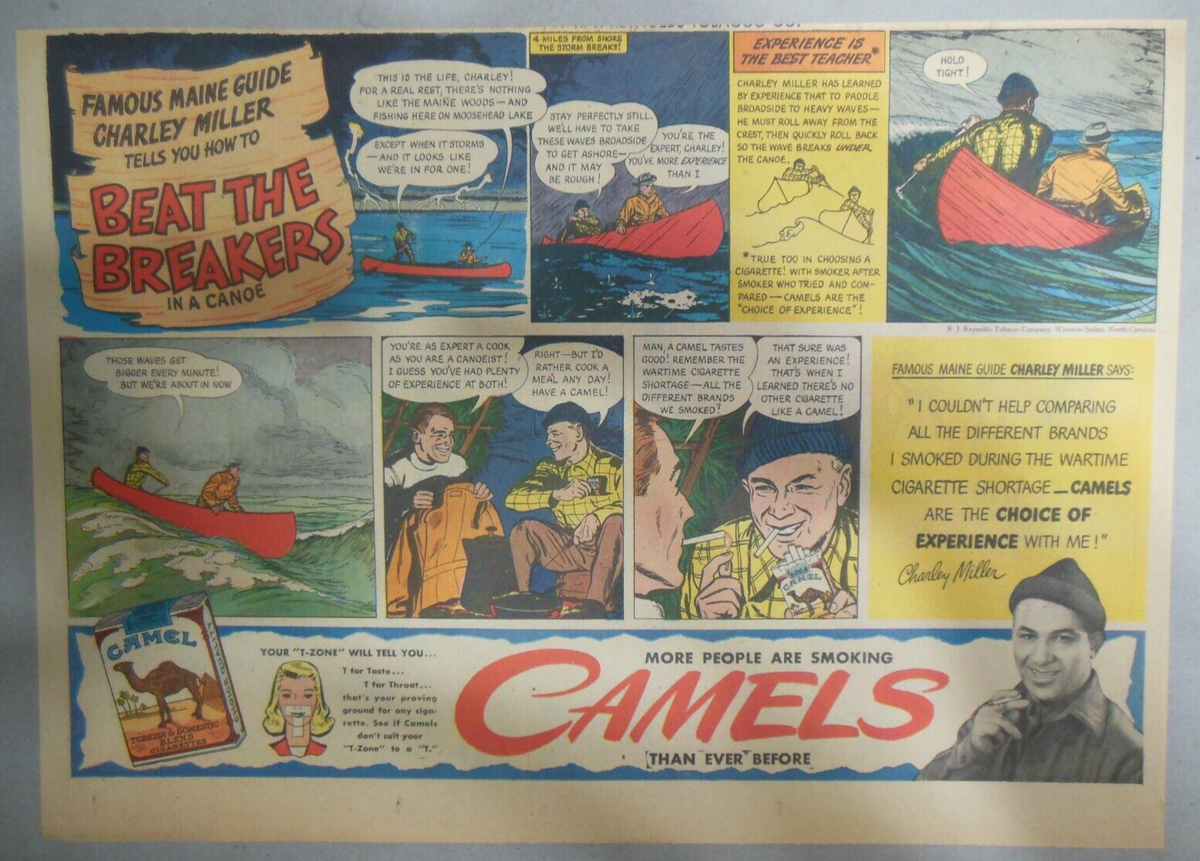 Guide To Camel Cigarettes And Smoking 1972 Camel Cigarettes Ad - Guide ...