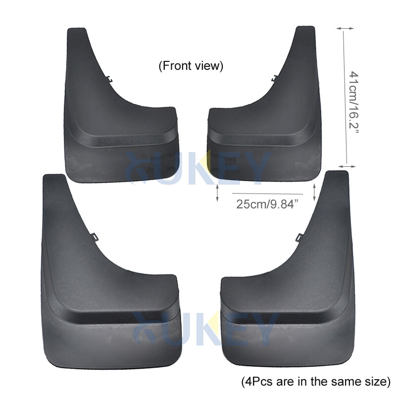 4X4 Car Fender Mud Flaps Mudguards Splash Guards For Pickup Van Truck ...