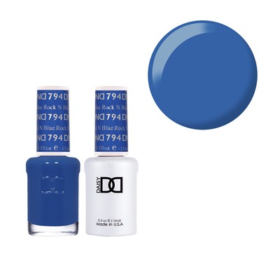 DND 794 Rock n Blue - Daisy Collection Nail Gel & Lacquer Polish Duo ...