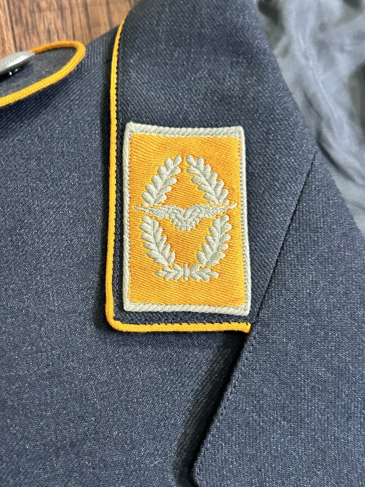 Vintage German Luftwaffe Dress Blue Uniform Parade Jacket Size 24 ...