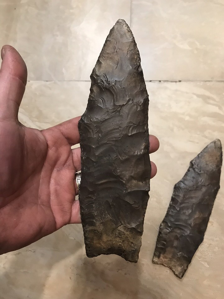 clovis paleo arrowhead Rutz Bronze REPRODUCTION | eBay