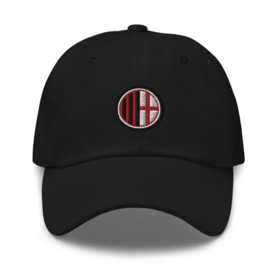 AC Milan Calcio Italy Minimalist Design Embroidered Dad Hat Soccer ...