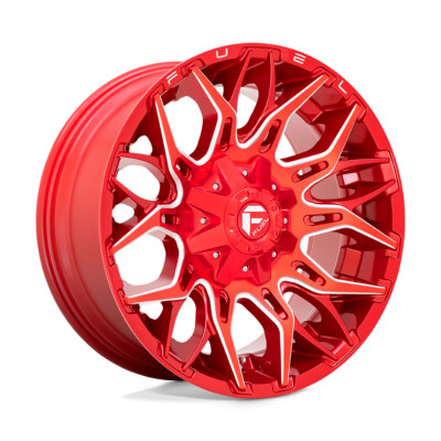 Fuel 1PC D771 Twitch 20x10 8x170 -18mm Candy Red Milled Wheel | eBay