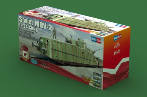 HobbyBoss 1/35 85515 Soviet MBV-2 (F-34 GUN) Military Plastic Assembly ...