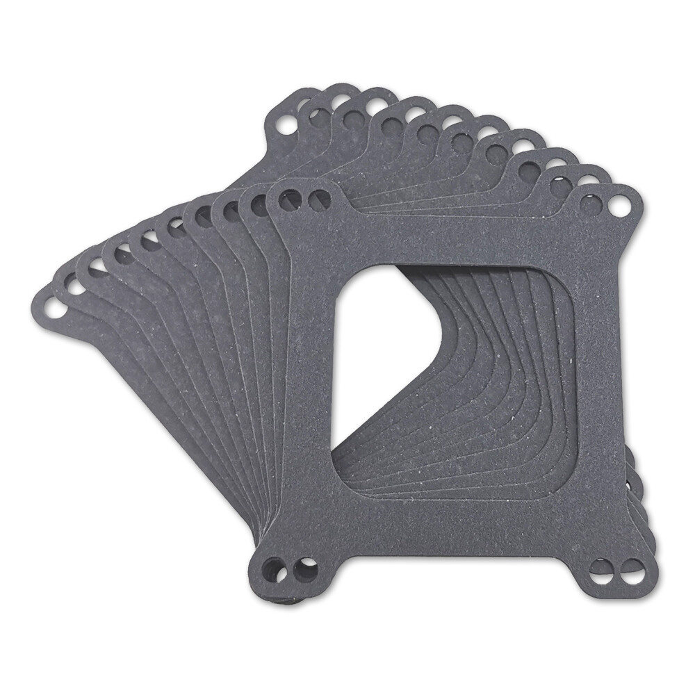 10pcs Holley Edelbrock Carb Base Flange Gasket Open Carburetor 4Barrel ...
