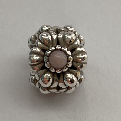 Pandora October Pink Opal Birthday Bloom Flower Charm #790580POP S 925 ...