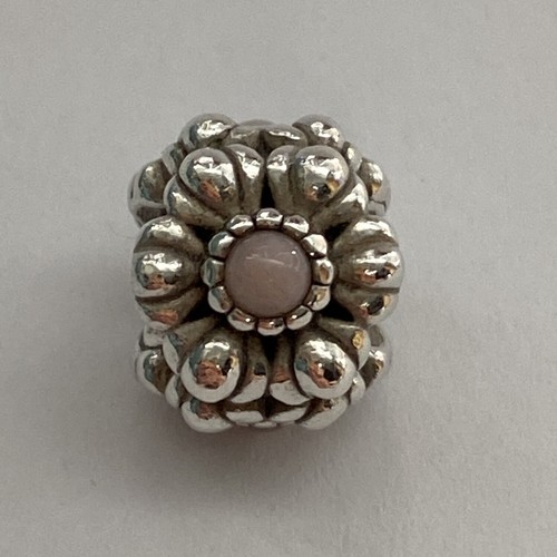 Pandora October Pink Opal Birthday Bloom Flower Charm #790580POP S 925 ...