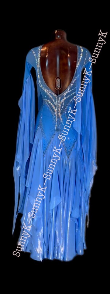 Handmade Dance Dress/Standard Ballroom Competition smooth Waltz Tango ...
