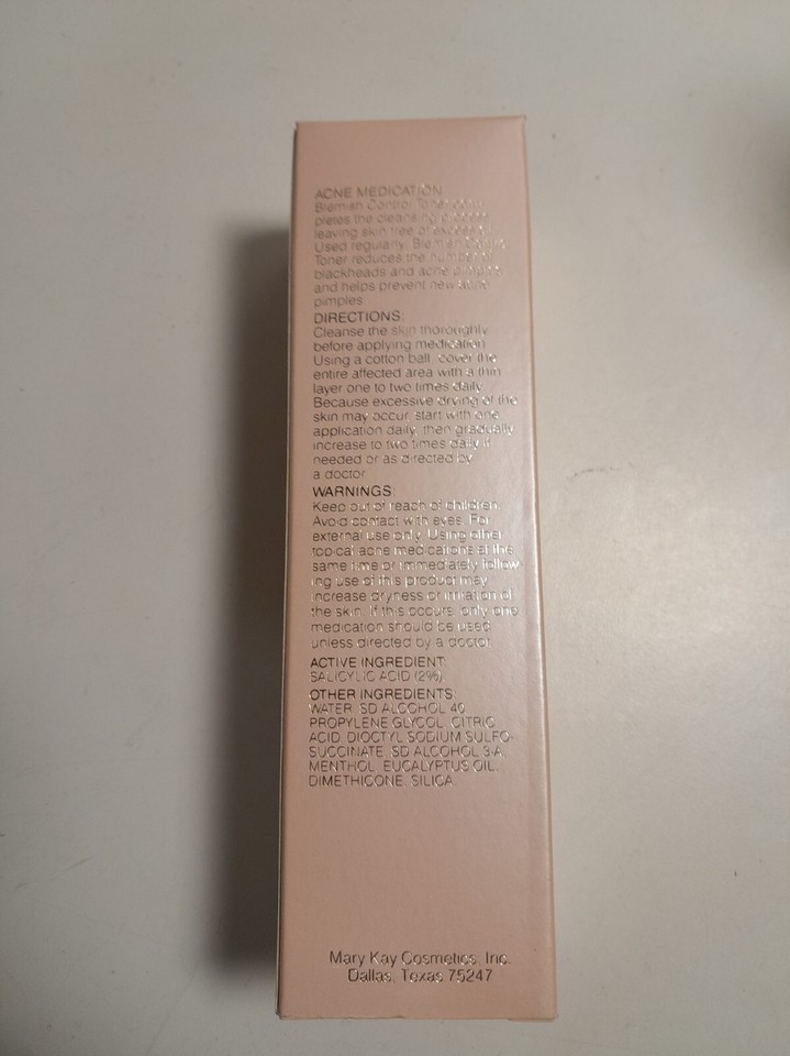 Mary Kay Blemish Control Toner Formula 3 Discontinued 0838 NEW in Box 6 ...