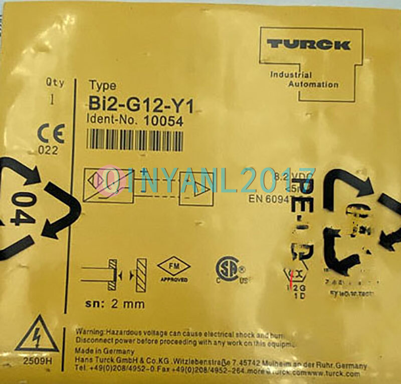 NEW 1PCS TURCK proximity switch BI2-G12-Y1 | eBay