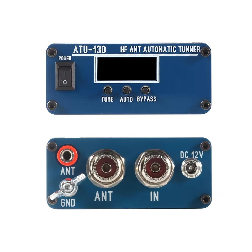ATU-130 Antenna Tuner, 1.8-50MHz HAM Radio Antenna Tuner, 200W Micro ...